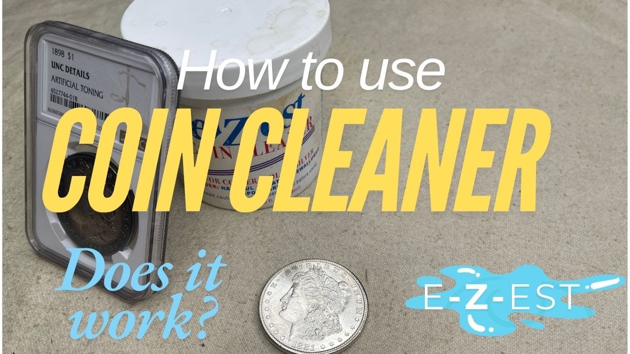 How to Clean unwanted toning and spots off silver dollars. Remove dirt ...