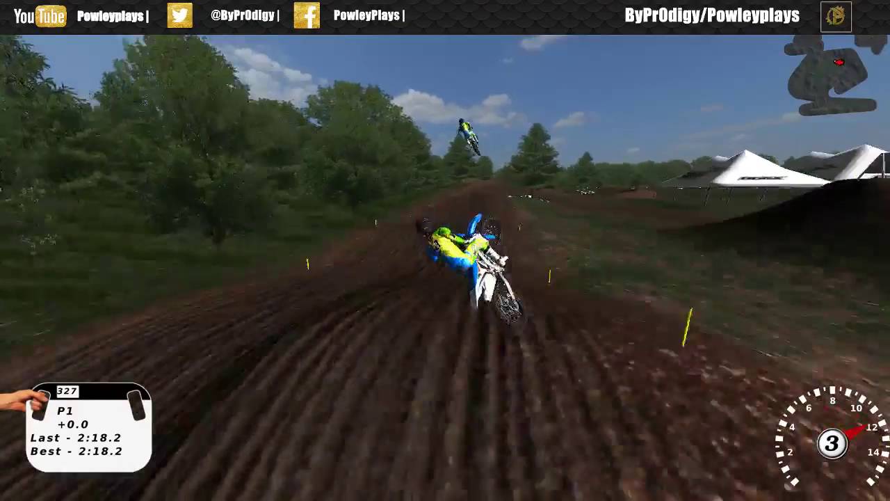 MX Simulator | BGFX: Forest National Track - Hot Lap - TM450 - YouTube