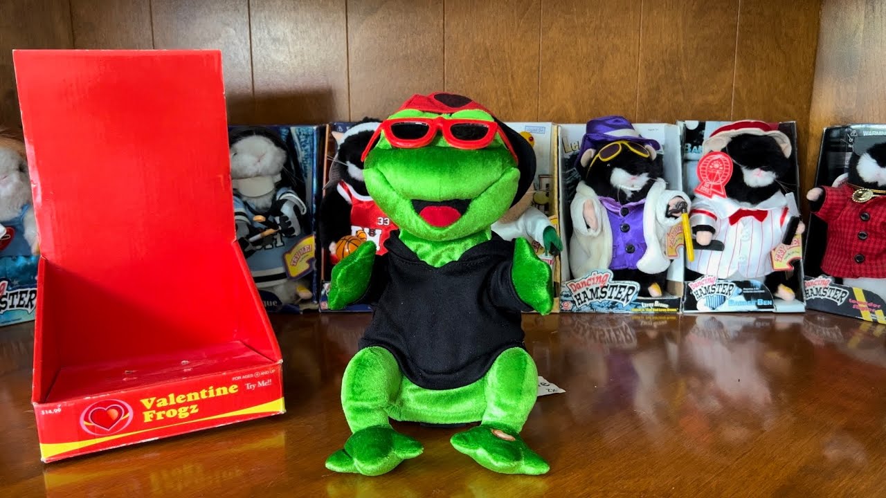 Gemmy PROTOTYPE Valentine Frogz - “Party Like a Rockstar” - YouTube