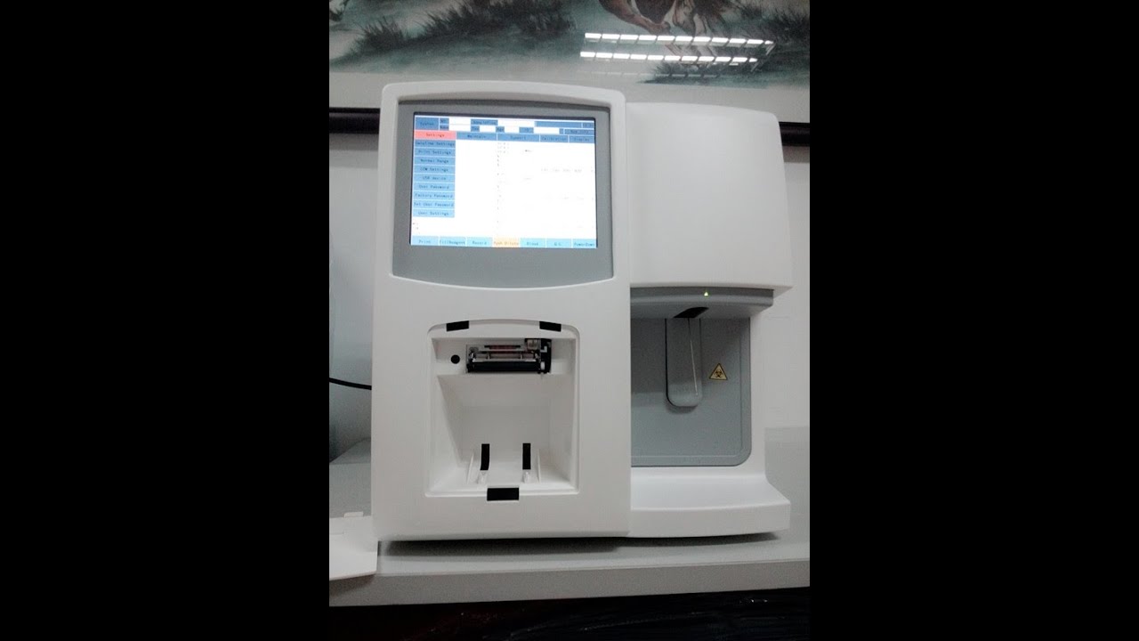 Operating steps of hematology analyzer MSLAB01 - YouTube