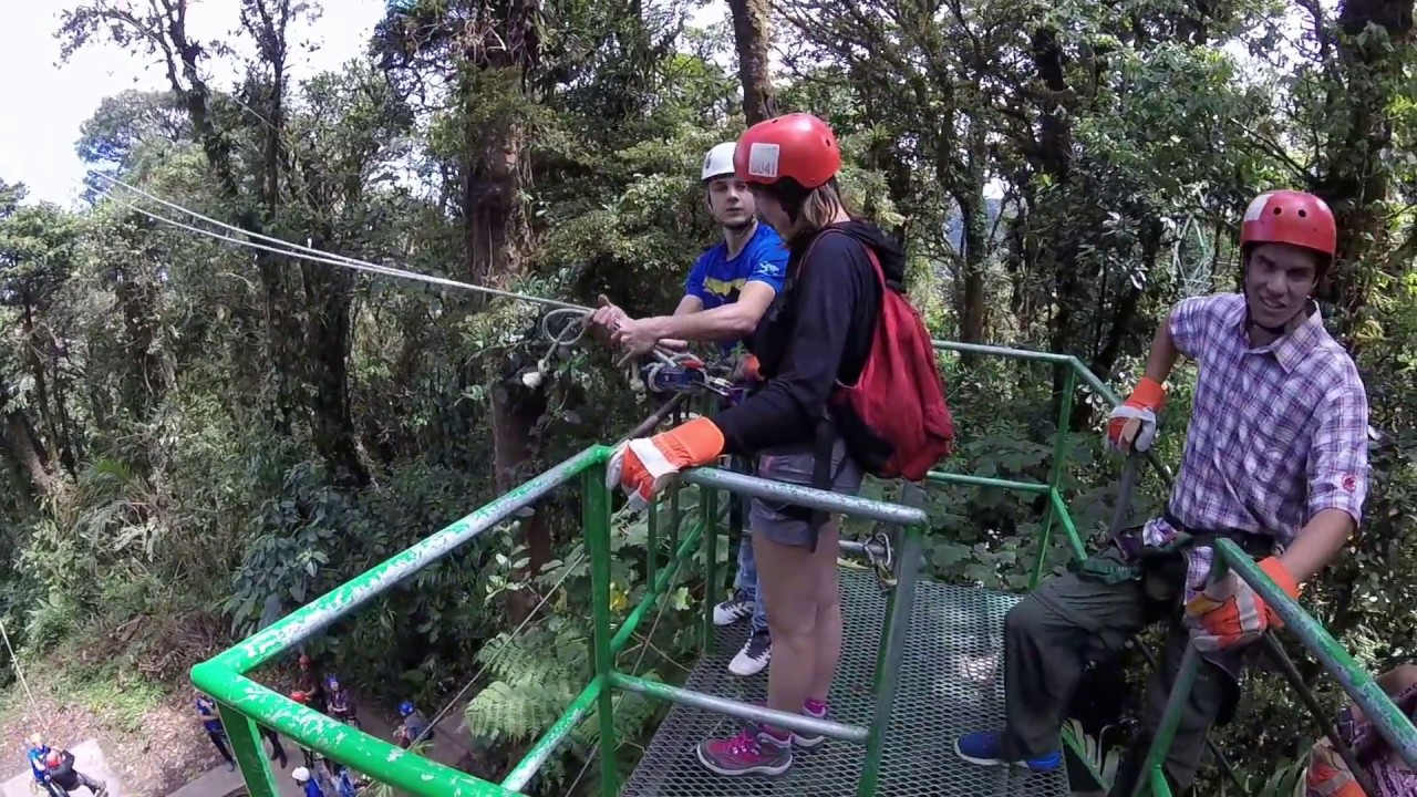Costa Rica TARZAN JUMP febbraio 2017 - YouTube