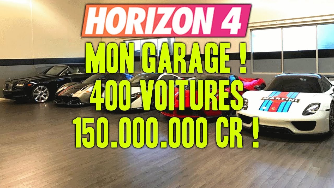 Forza Horizon 4 : On Fait Le Tour Du Garage - YouTube
