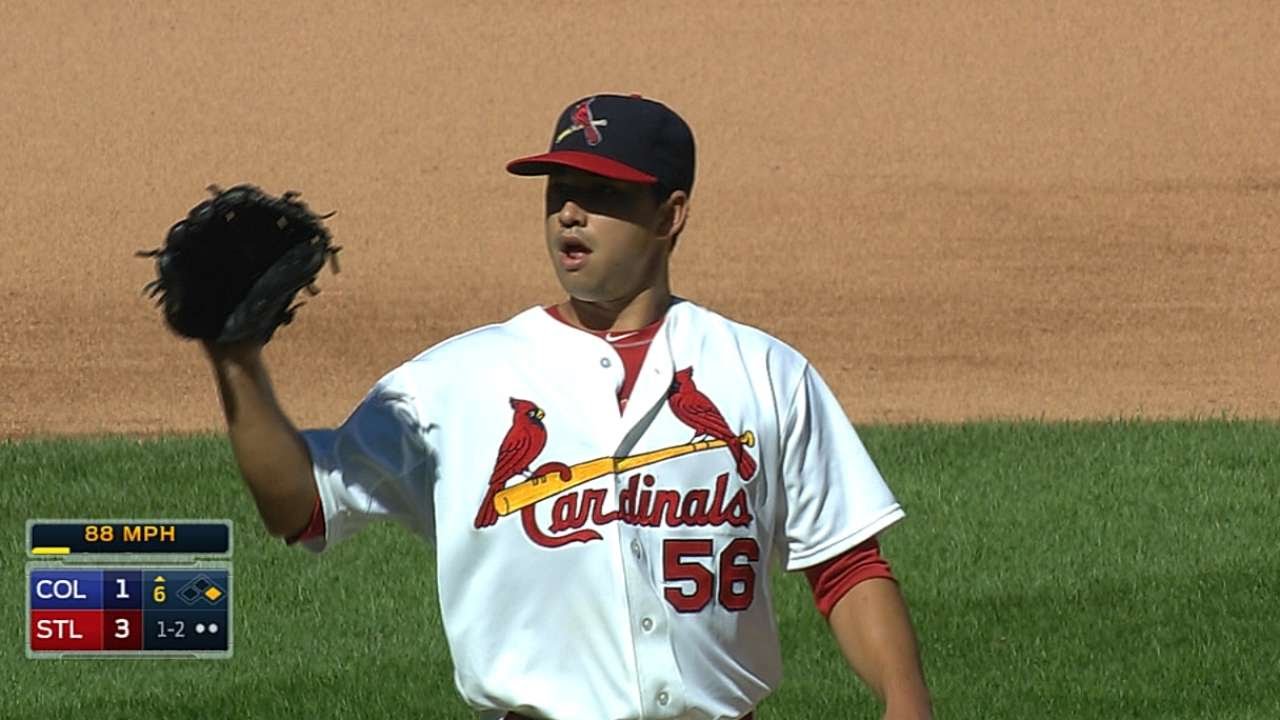 COL@STL: Gonzalez fans nine, holds Rockies to one run - YouTube