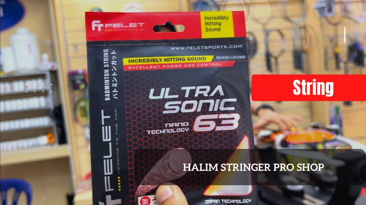 STRING | Badminton Racket | FELET Ultra Sonic 63 - YouTube