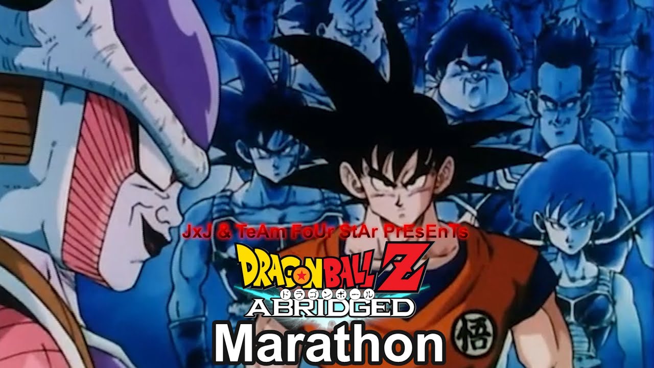 Dragon Ball Z Abridged Marathon (JxJ NoN-sToP rEaCtIoN) - YouTube