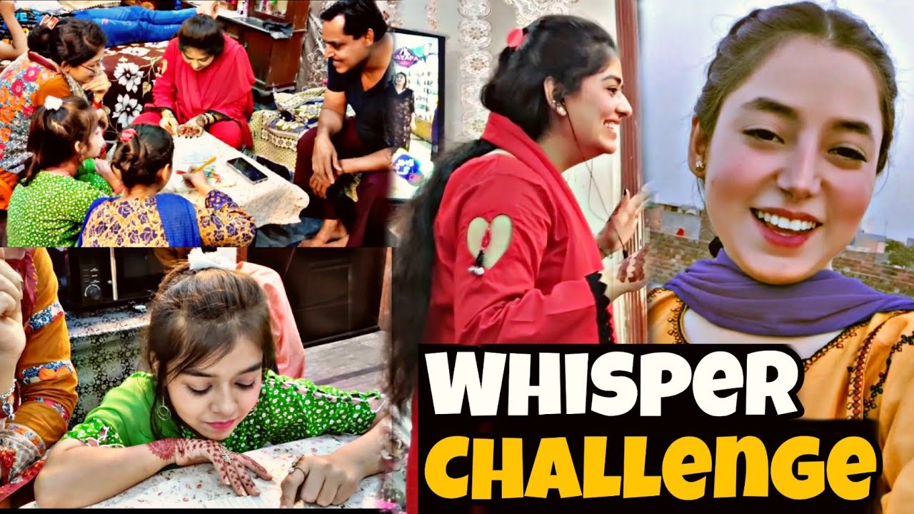 Eid per sab ke saath kia Whisper Challenge || Papa ne Sab ko Soch Mein ...