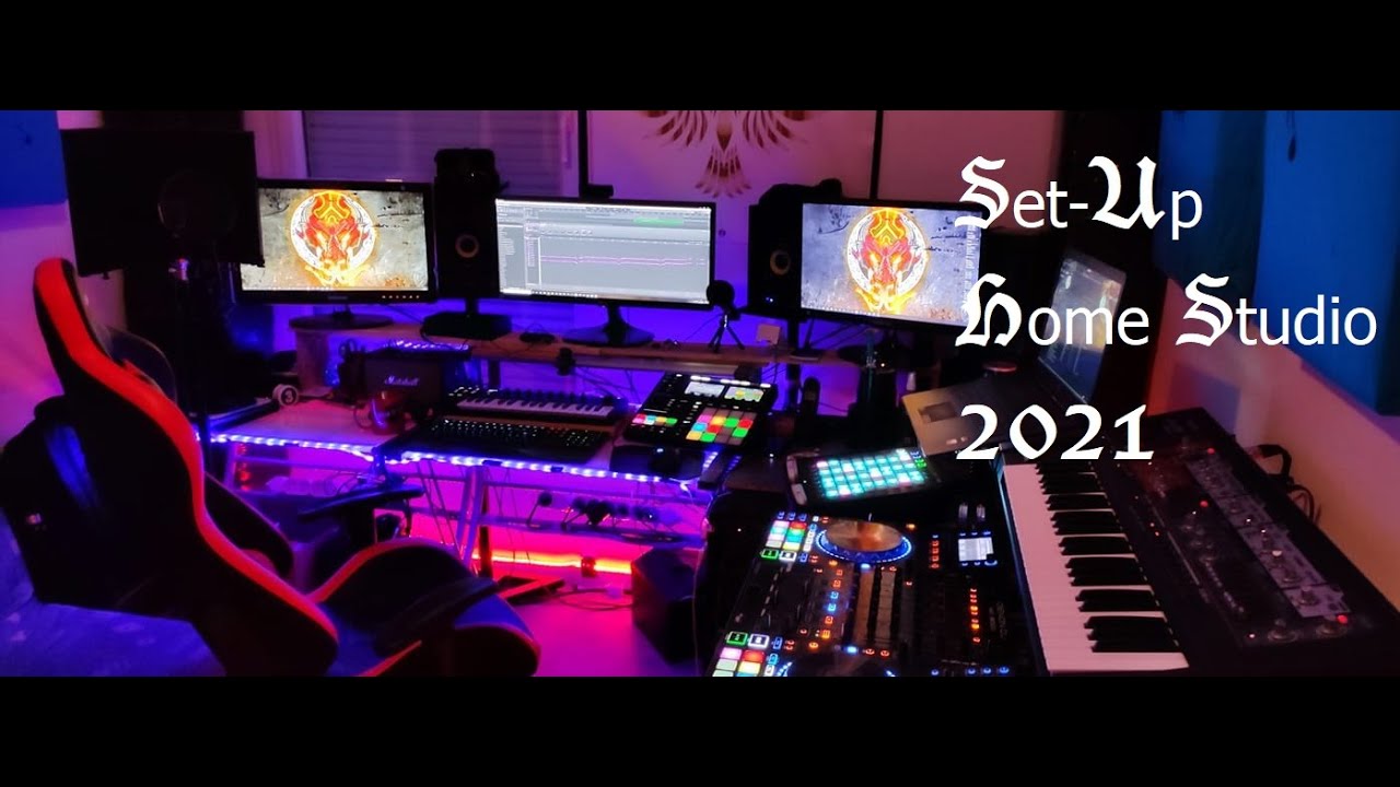 Set-Up Home Studio 2021 - YouTube
