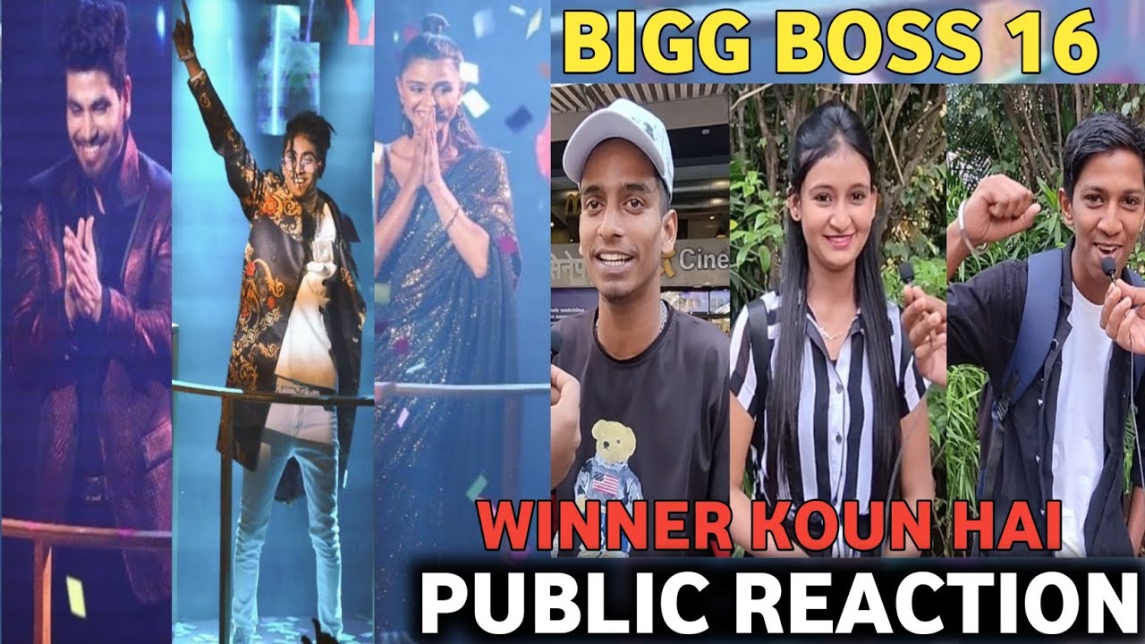 BIGG BOSS 16 KA WINNER KON HAI Public Reaction Bigg boss 16 public ...