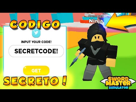 USEI TODOS OS NOVOS CÓDIGOS DO SWORD MASTER SIMULATOR E PEGUEI UM HEROI ...