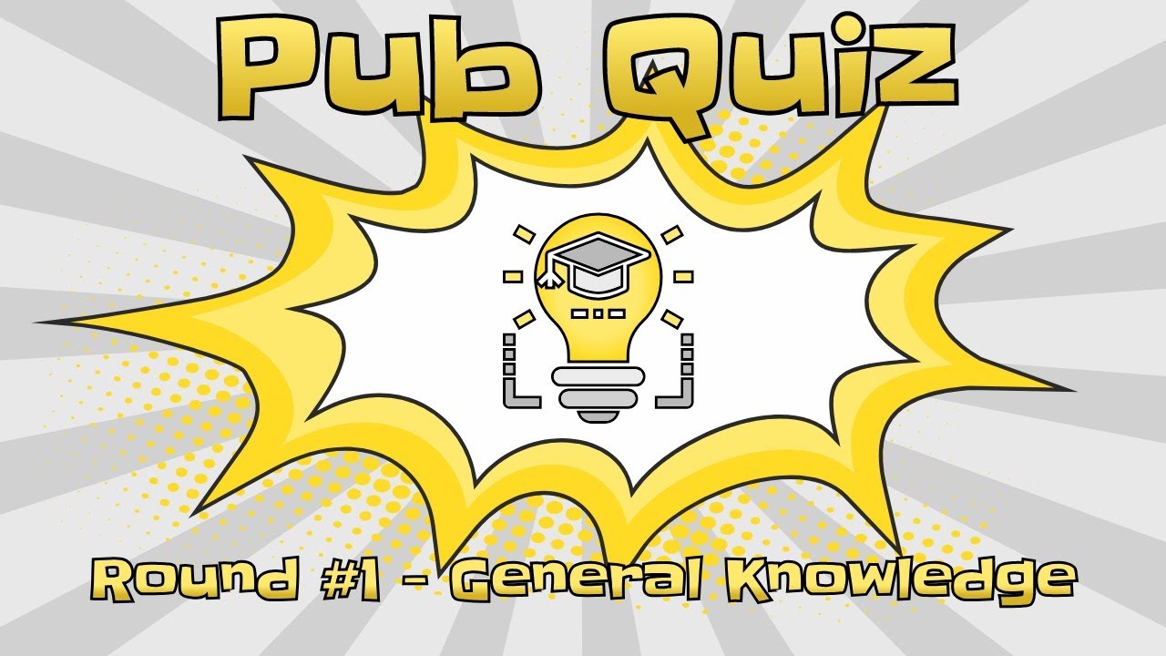 Pub Quiz Round #1 General Knowledge - YouTube