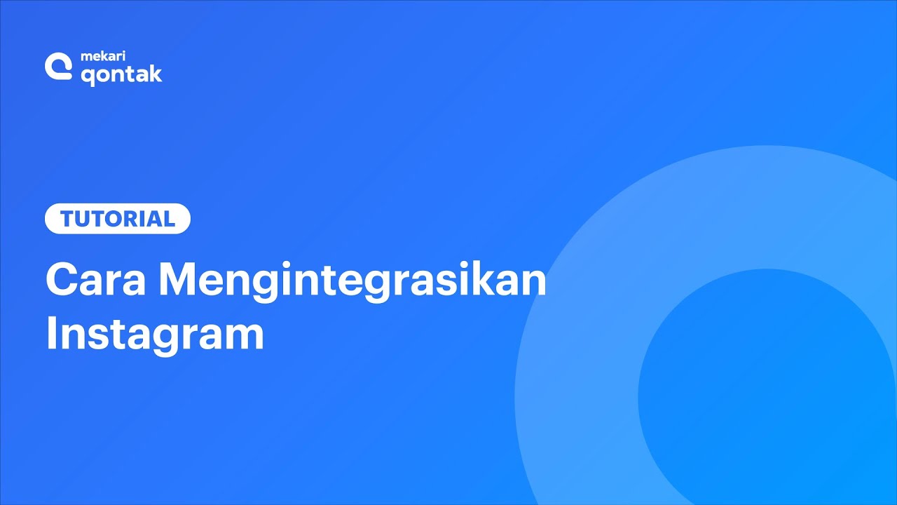 Tutorial - Integration: Cara Mengintegrasikan Instagram - YouTube
