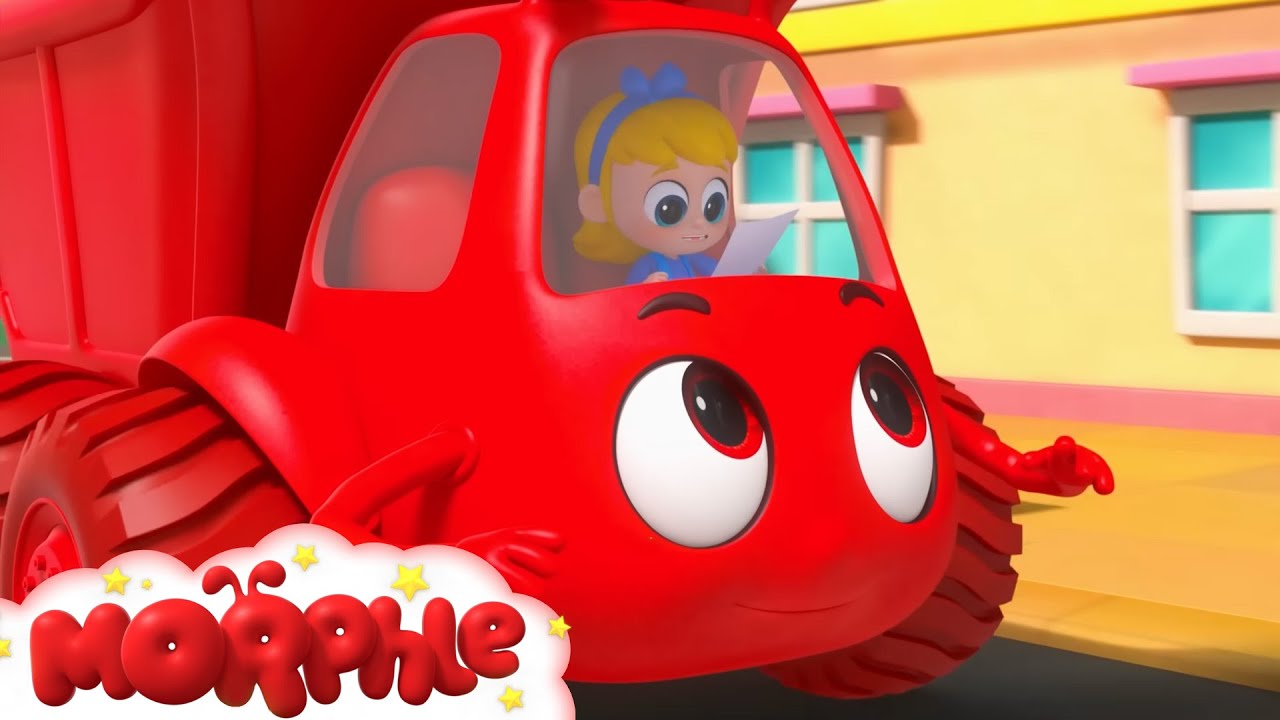 Big Red Truck | MORPHLE | Moonbug Art for Kids Hub 🖌️ - YouTube