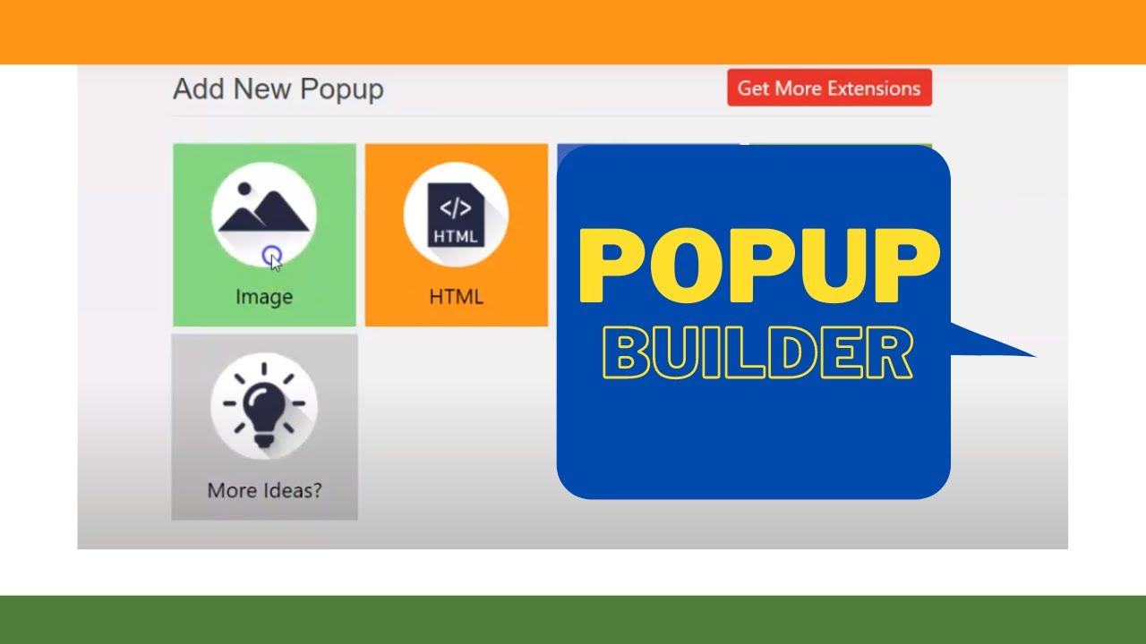 popup builder - YouTube