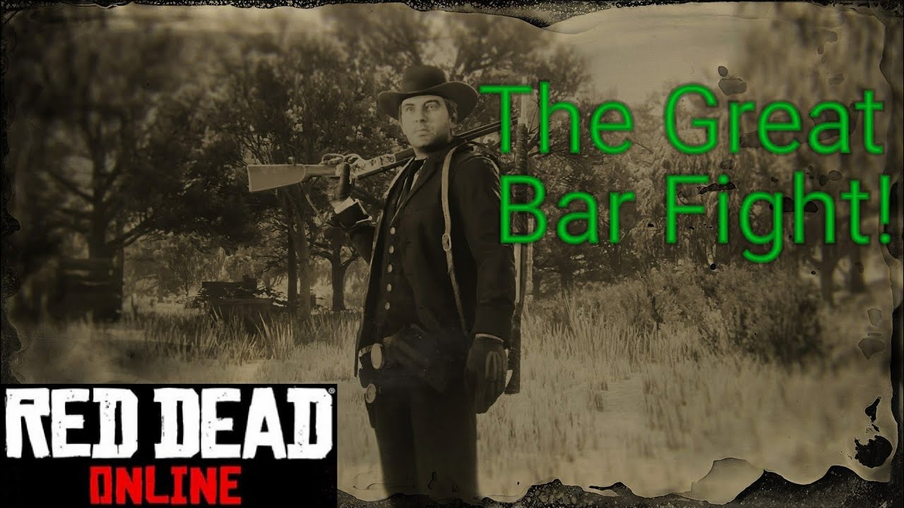 Red Dead Online: The Great Bar Fight! (PS4) - YouTube