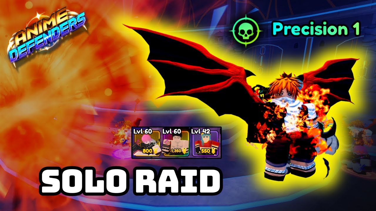 SOLO Raid with FLAME DRAGON GOD (EVOLVED) / NATSU in Anime Defenders ...