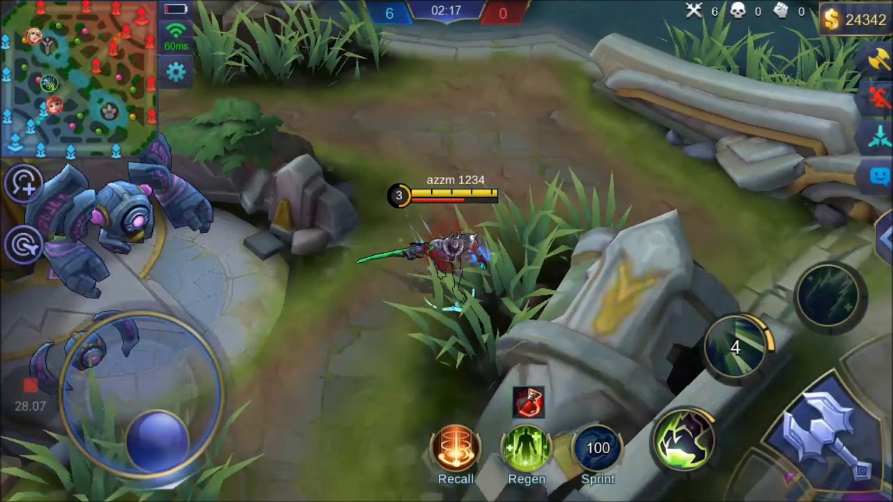 KEHEBATAN HERO ARGUS MODE GOD - YouTube