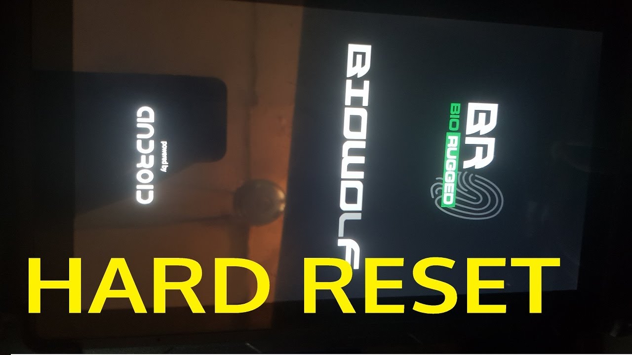 How to Hard reset BRA BioRugged BIOWOLF MTN Tablet Device - YouTube