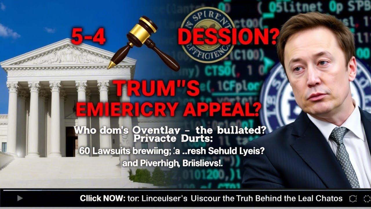"BREAKING: Supreme Court Blocks Trump’s Power Grab! Elon Musk’s ...