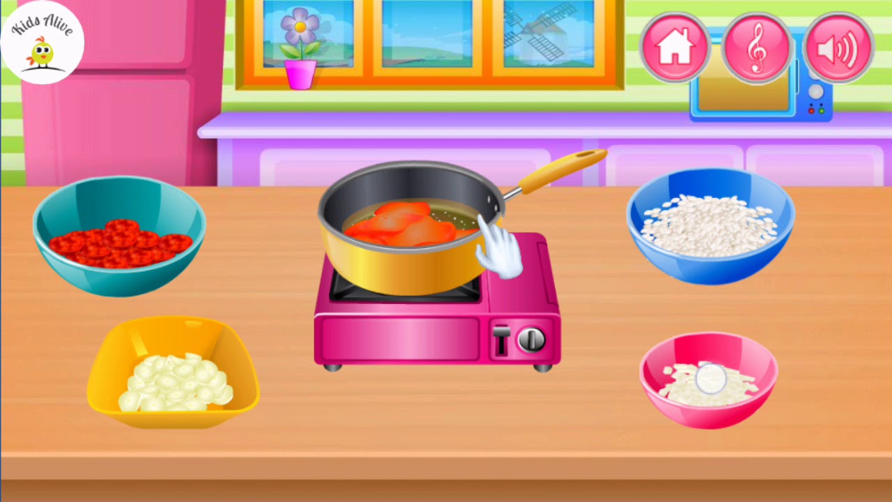 How to make Paella | Kids Alive | Cartoon Videos - YouTube