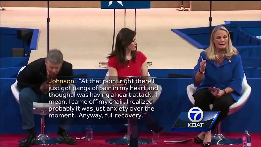 Gary Johnson On Heart Attack Stunt - YouTube