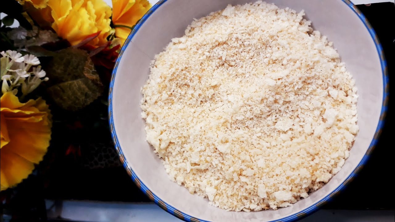 Homemade Bread Crumbs By Hoor || ٹکی اور کباب پر لگنے والے بریڈ کرمز ...