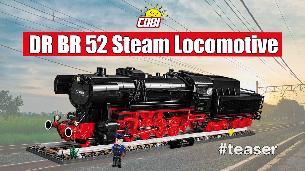 🚂 DR BR 52 / TY2 Steam locomotive from COBI - Set number 6280 ...