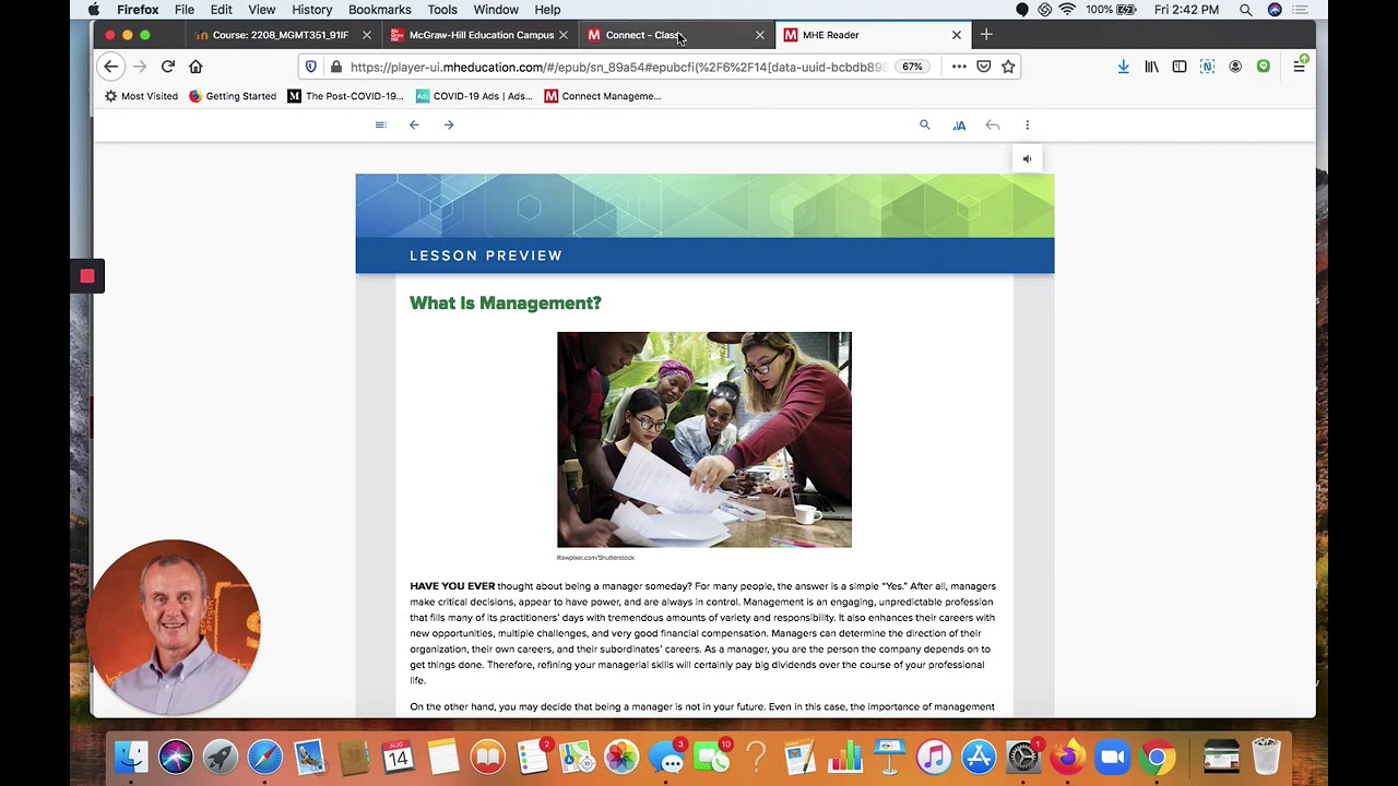 Management 351 - Connect Walkthrough for Students - Fall 2020 - YouTube