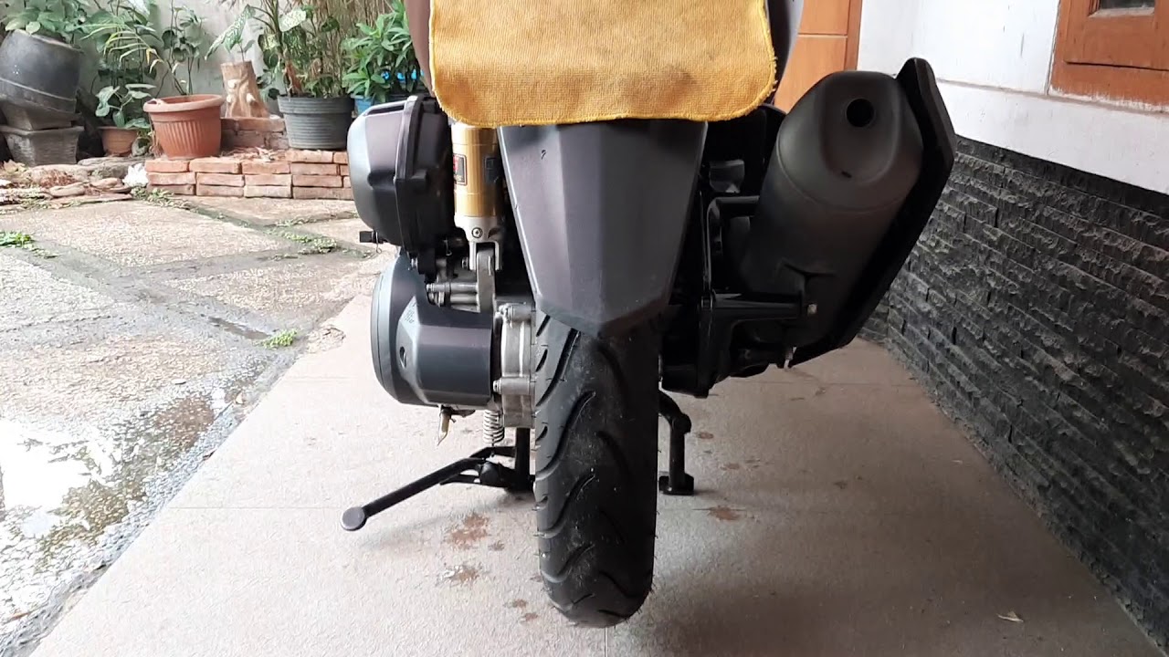Yamaha Lexi pakai ban Michelin 110/80 belakang, dan 90/90 depan - YouTube