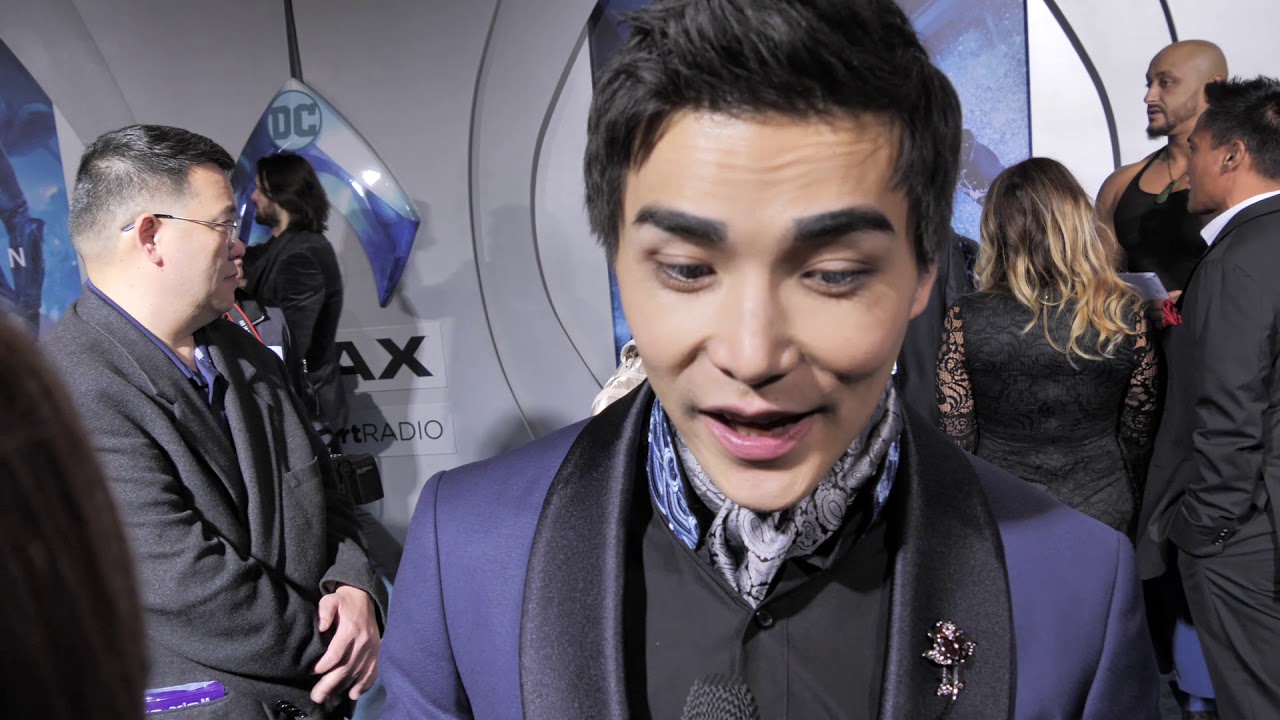 Ludi Lin talks about playing Captain Murk in Aquaman - YouTube