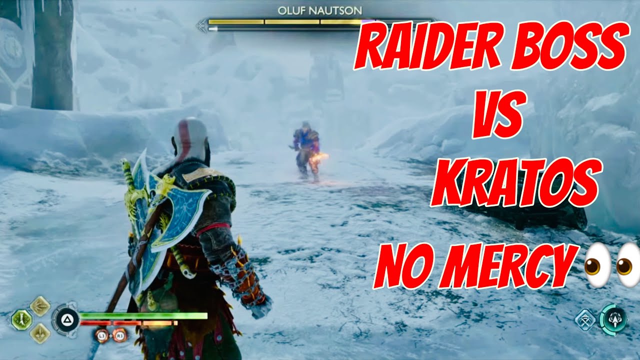 God of War Ragnarok: Kratos vs Raider Boss No damage challenge | No ...