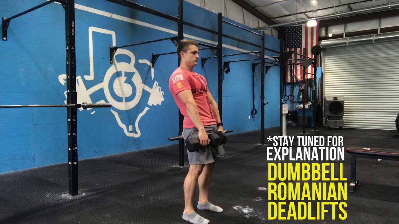 “Dumbbell Romanian Deadlift” Tutorial - YouTube