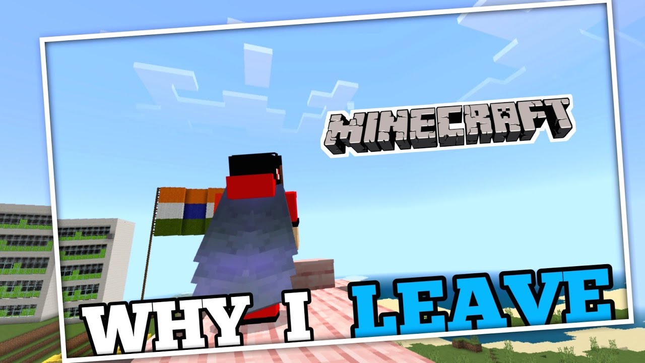 Why I Leave Minecraft Video In YouTube// How To Make Minecraft video In ...