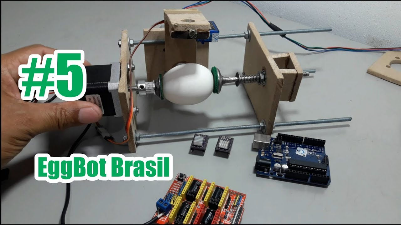 Configurando o motor de passo na cnc shield v3 e o servo motor EggBot Brasil #5 - YouTube