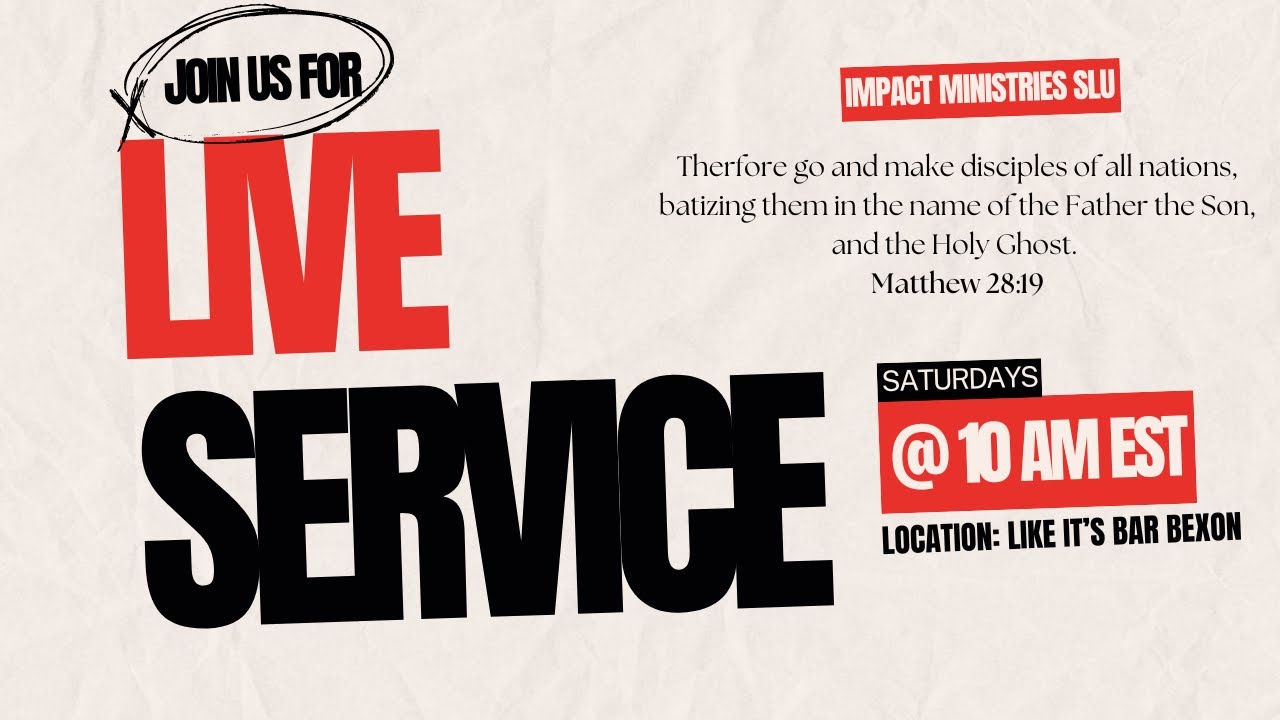 Sabbath Service | Impact Ministries Livestream - YouTube