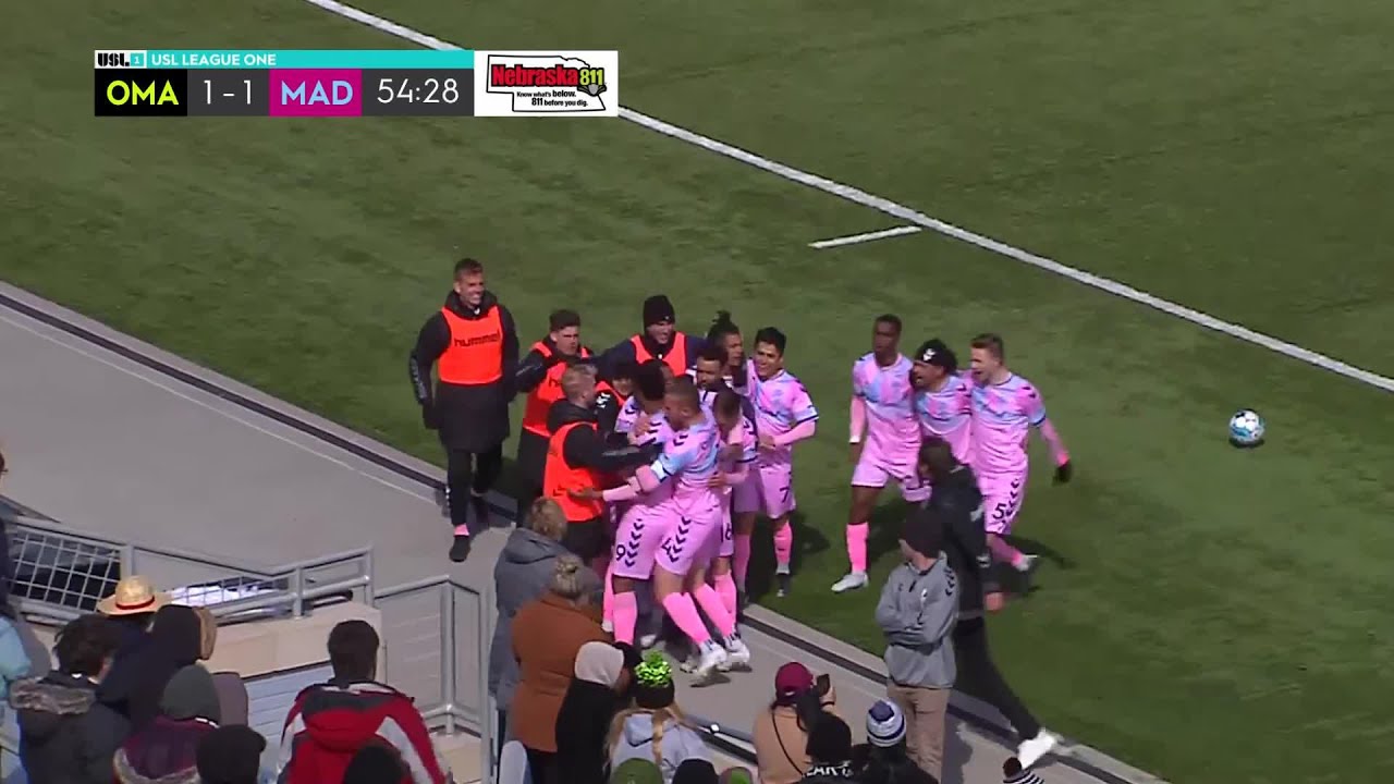 Christian Chaney with a Goal vs. Union Omaha - YouTube