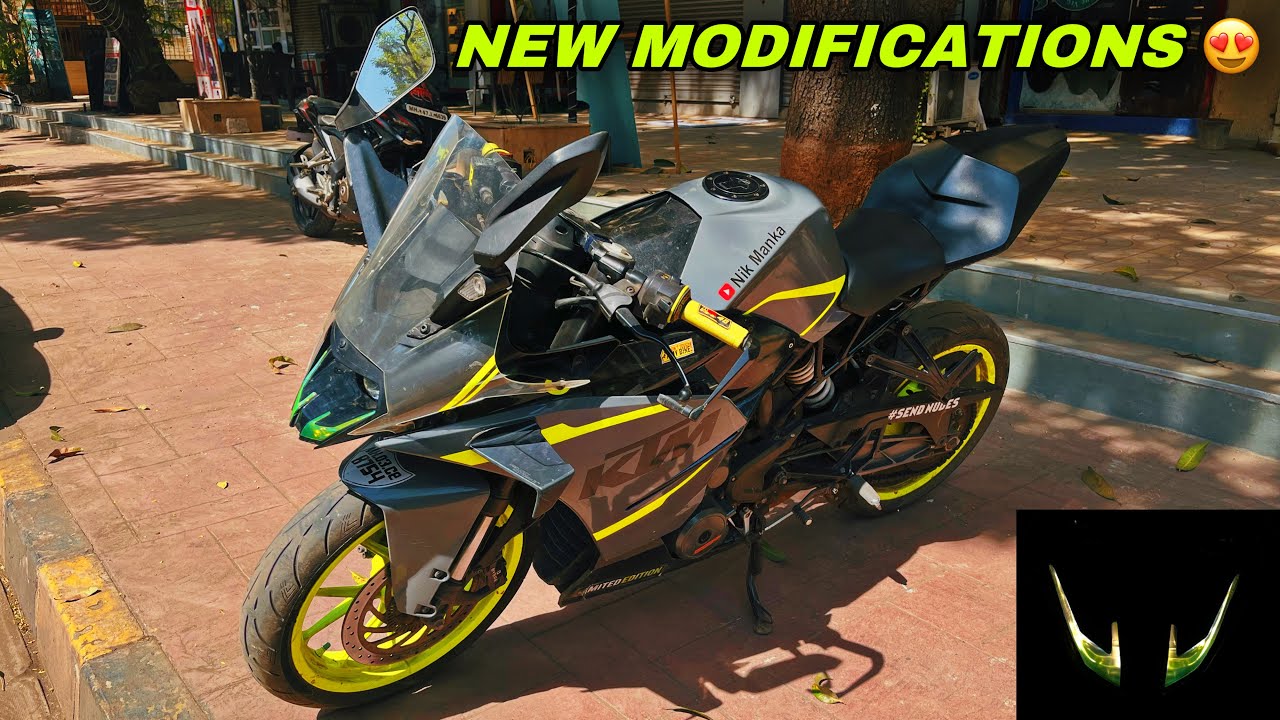 New Modifications On My Ktm Rc 😍 - YouTube