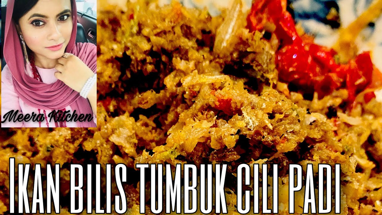 Resepi Ikan Bilis Tumbuk Cili Padi | Anchovies With Bird’s Eye Chillies ...