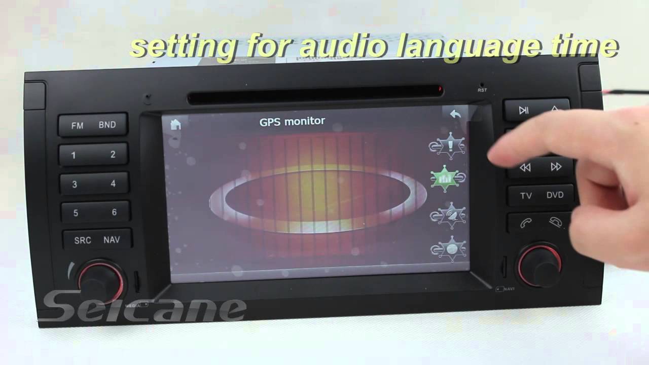 Seicane:newest specialized automobile dvd player for BMW X5 E53 - YouTube
