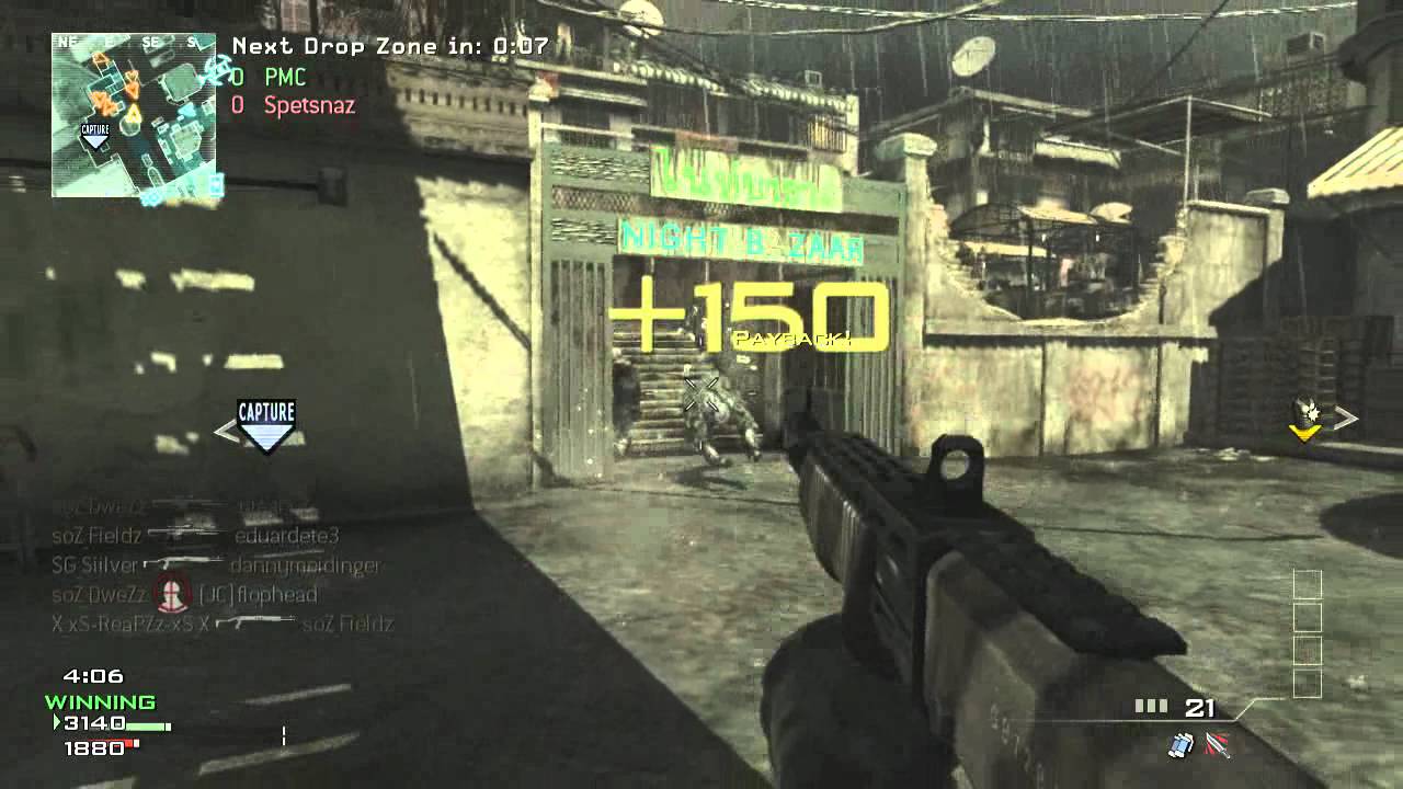 MW3 SPAS-12 QUAD FEED! - YouTube