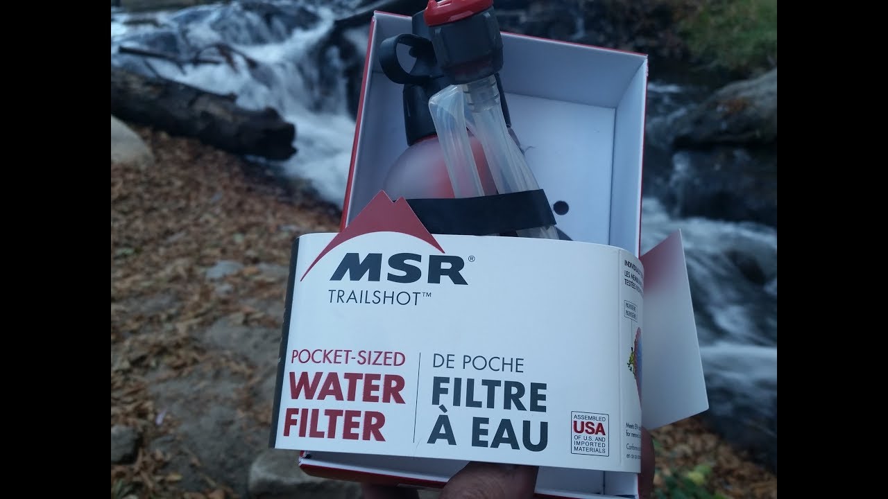 MSR Trailshot Water Filter Simple & Works Great - YouTube