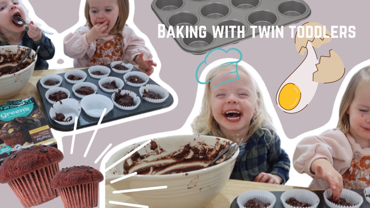 Cooking with twin toddlers - YouTube
