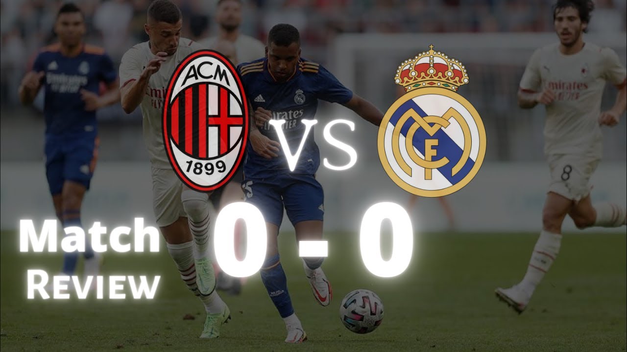 Match Review: Real Madrid vs Ac Milan- Madrid 360 - YouTube