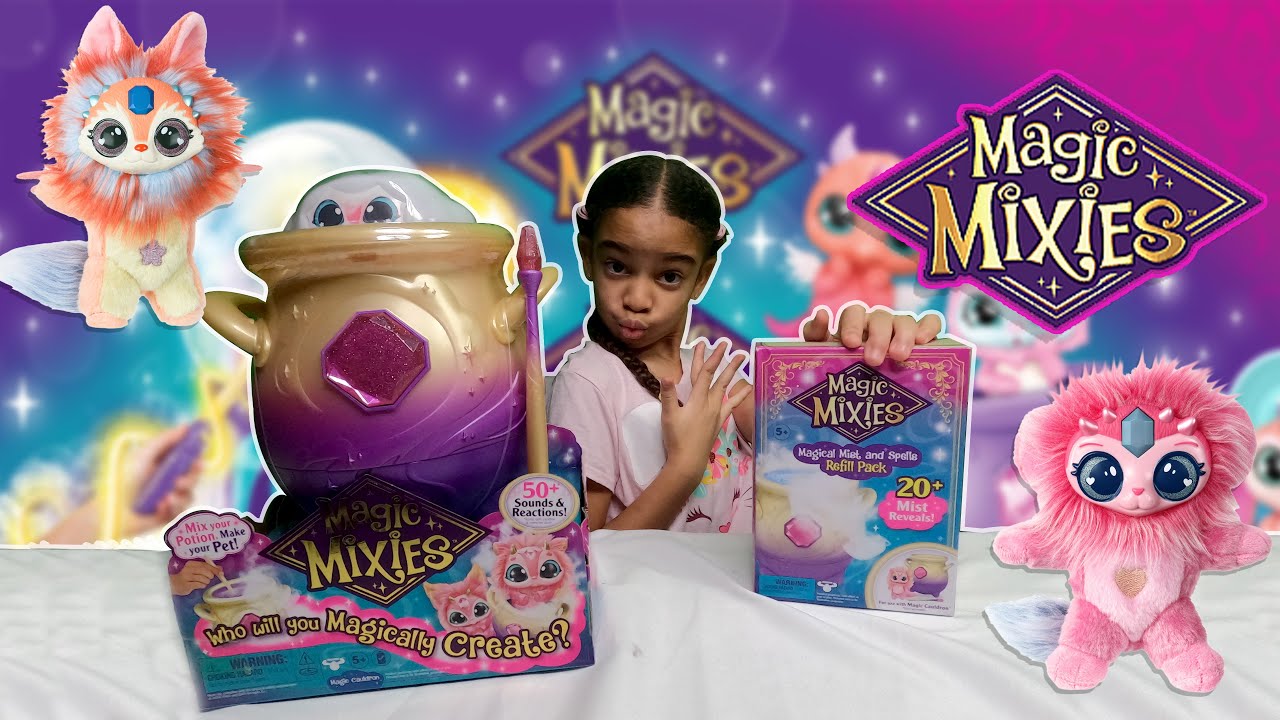 Magic Mixies Magical Misting Cauldron Interactive Unboxing - YouTube