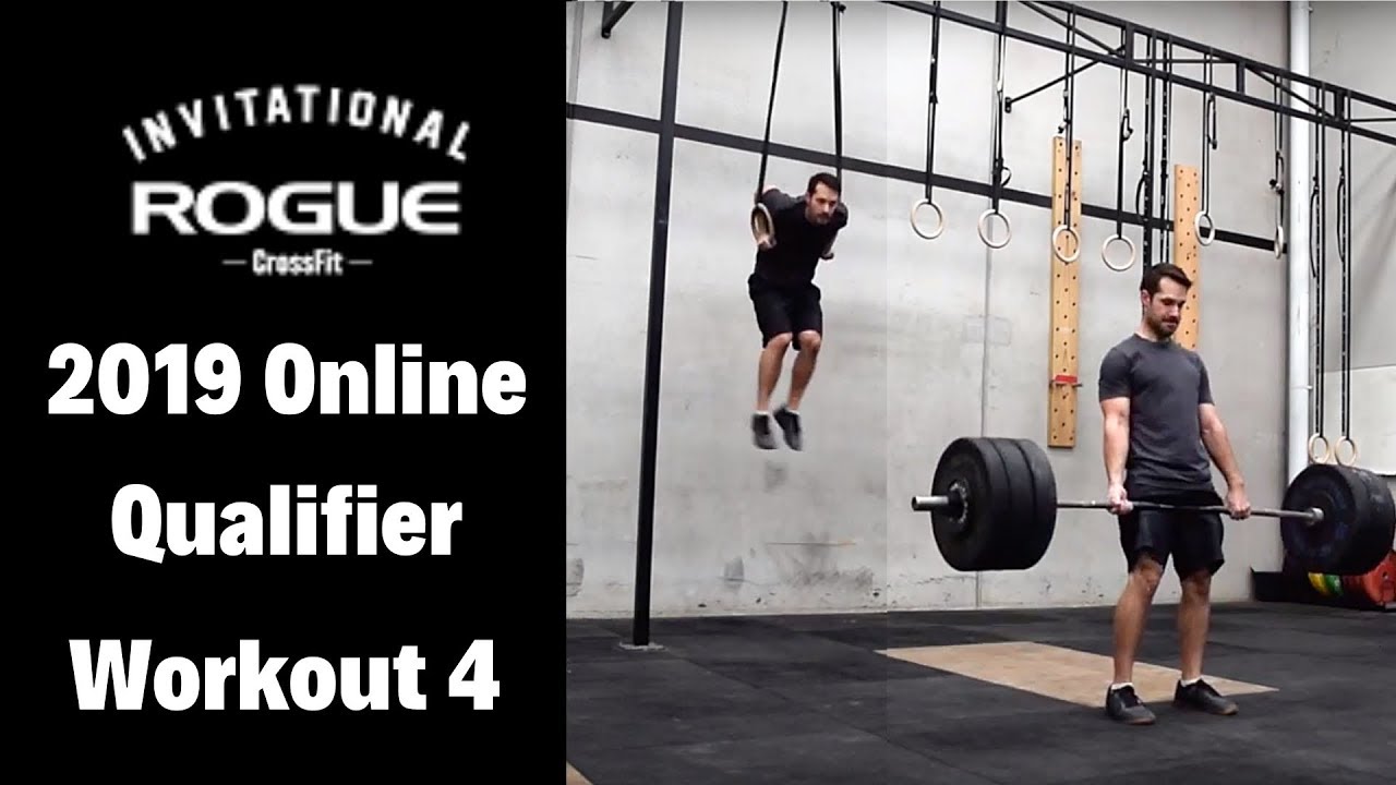 Rogue Invitational Online qualifier Workout 4 - YouTube