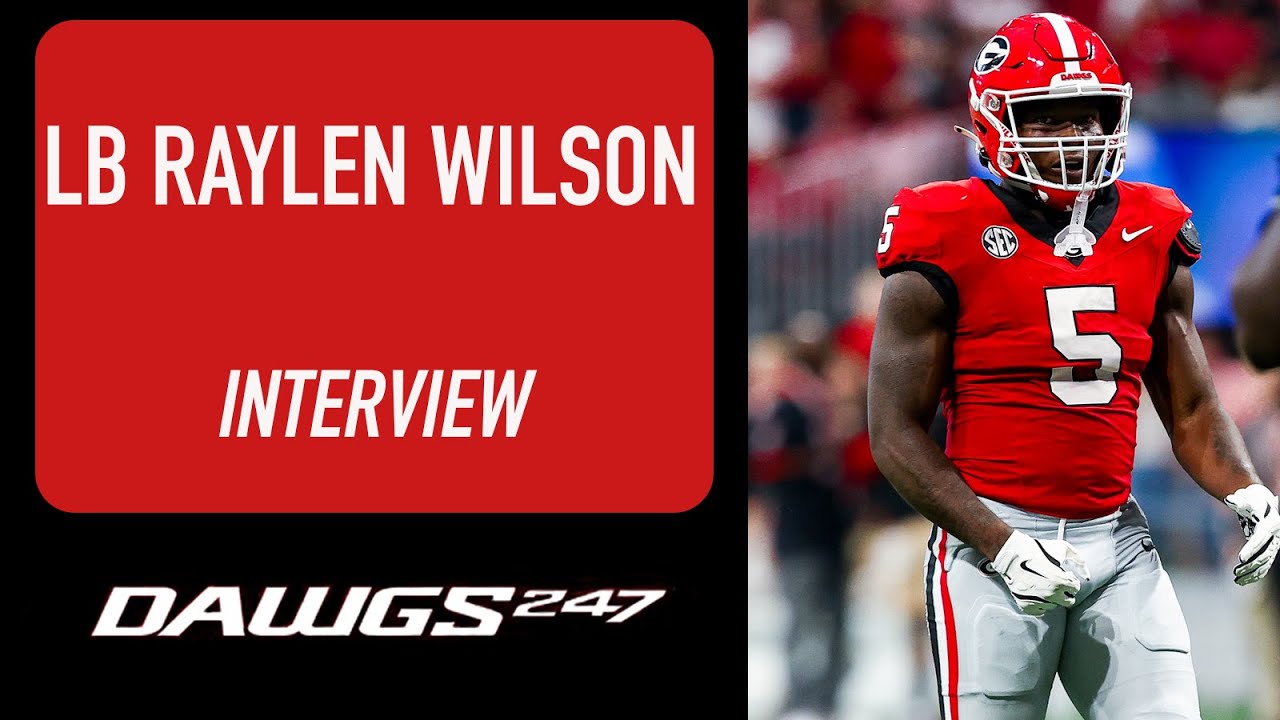 Raylen Wilson explains how 'everybody's relentless' in the Georgia linebacker room - YouTube