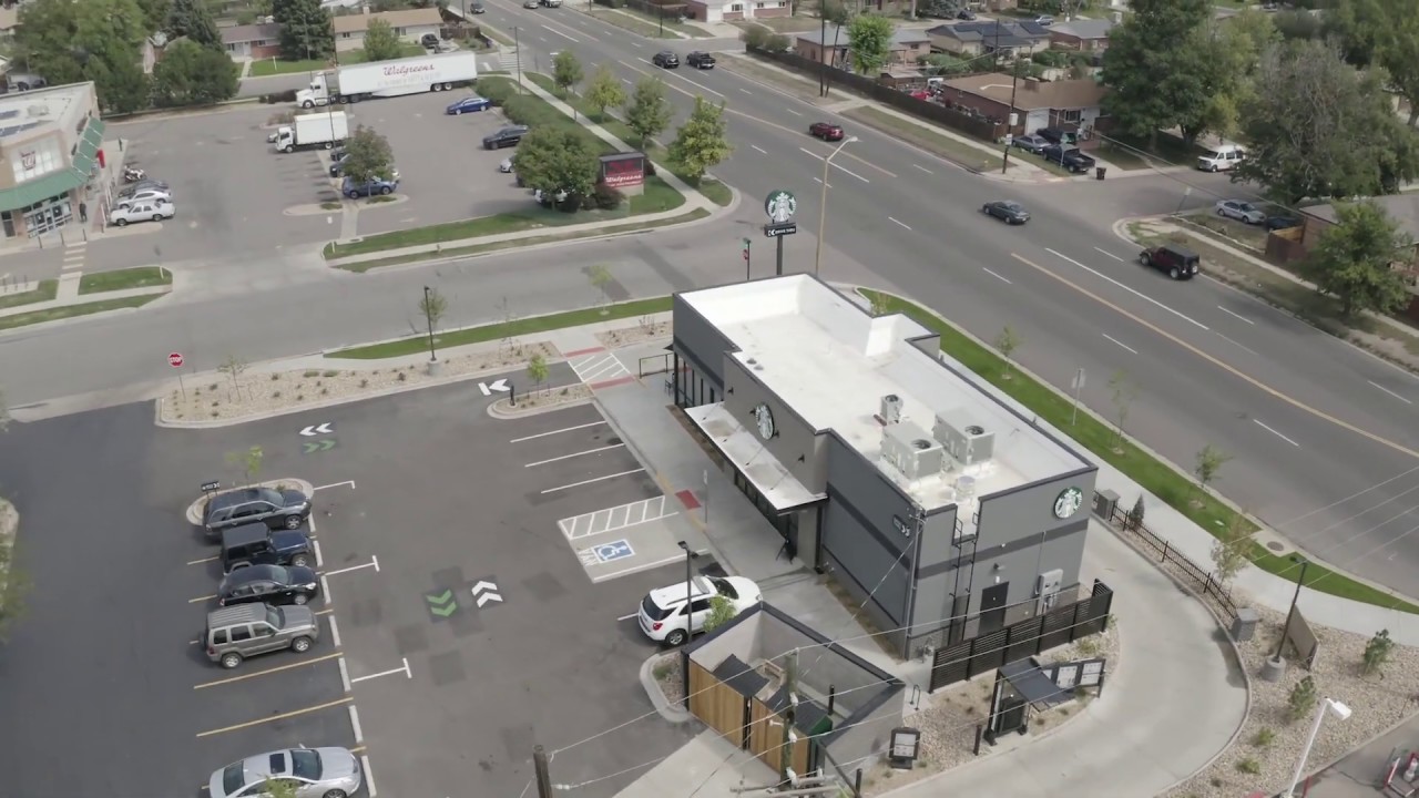 Starbucks | Denver, CO | Drone Footage - YouTube