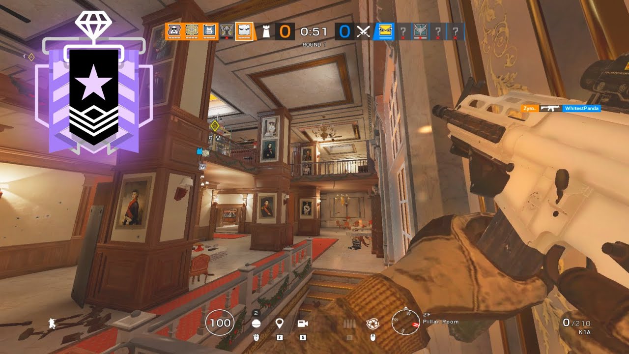 Destruction with K1A - Rainbow six siege - YouTube