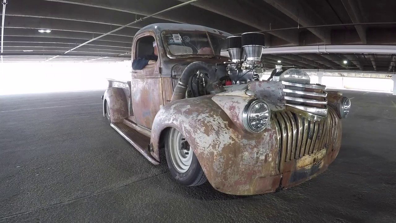 1942 Chevy Rat Rod Truck Review - YouTube
