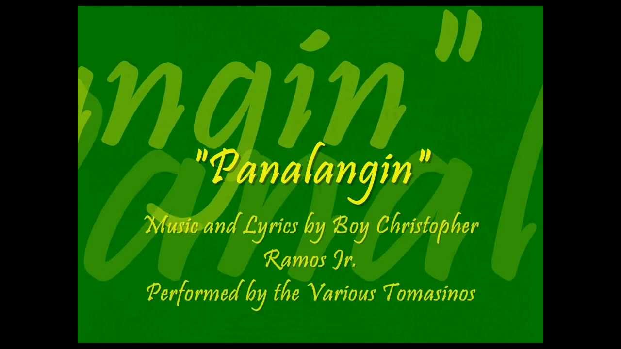 "PANALANGIN" by Boy Christopher Ramos - YouTube