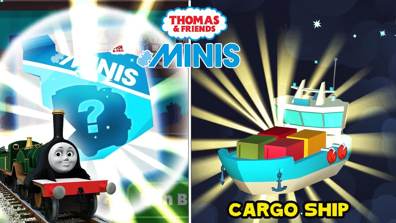 Thomas & Friends Minis - 🚤Unlocked New Decoration Cargo Ship 🚝 - YouTube